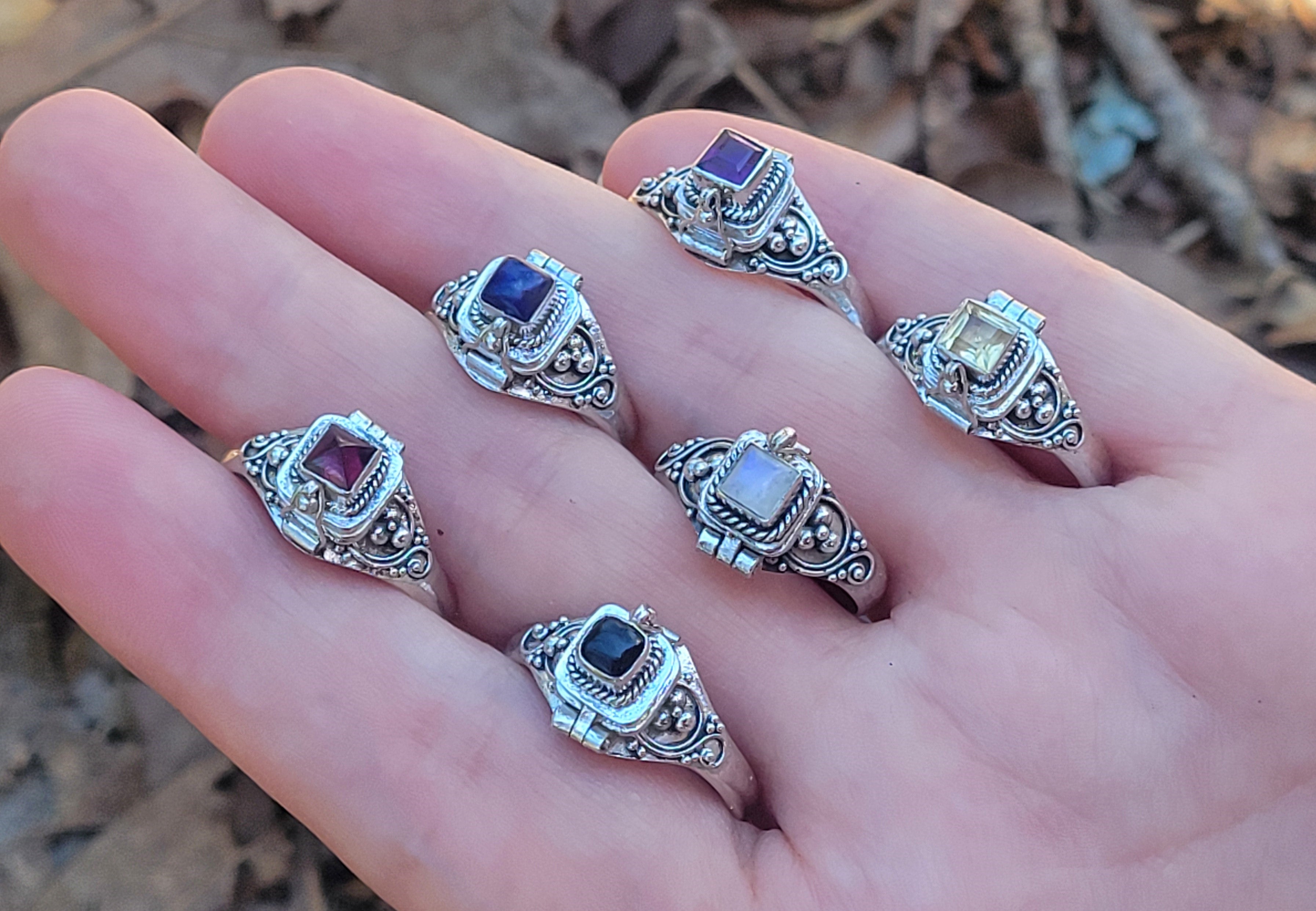 Wholesale Poison Rings – Silver Insanity