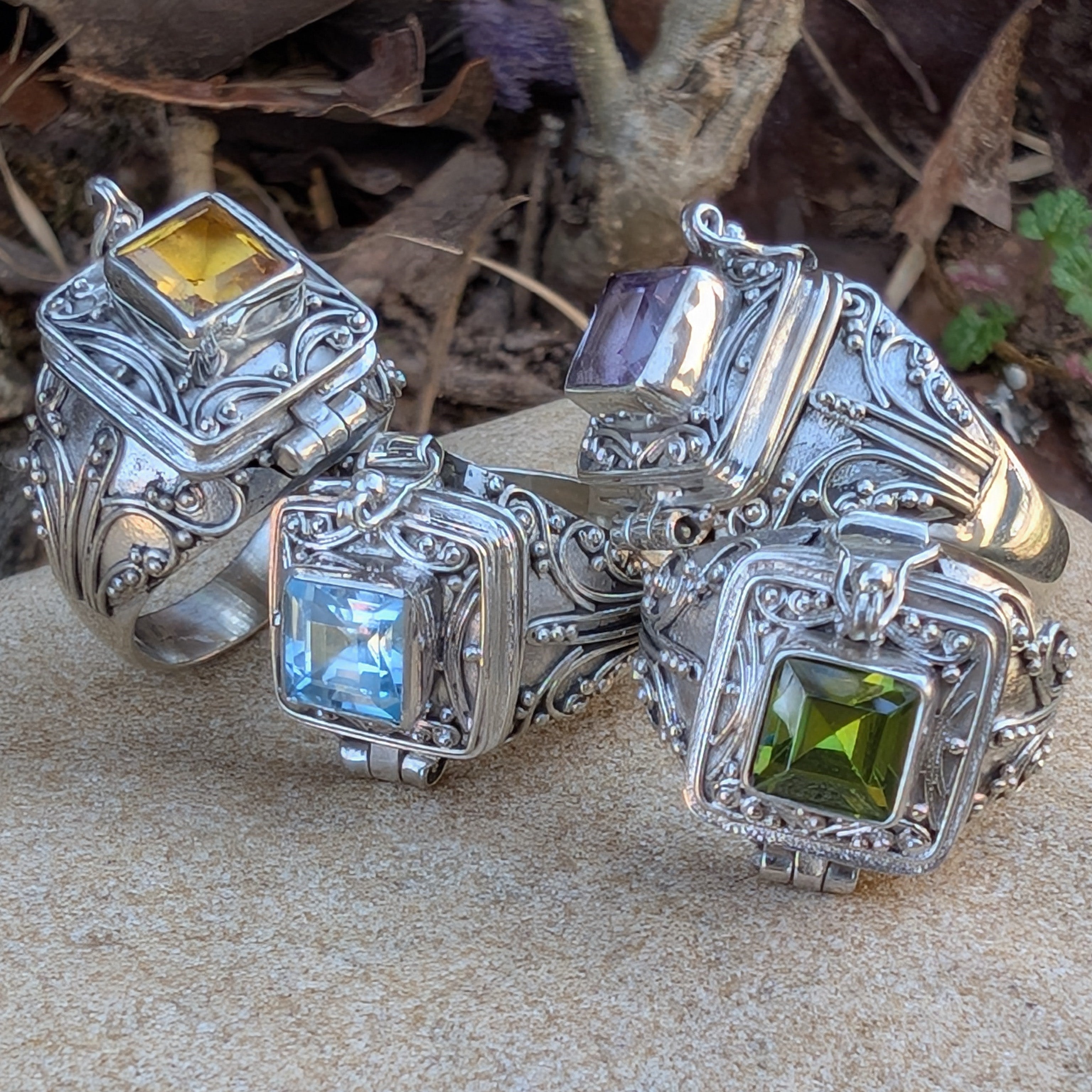 Wholesale Poison Rings – Silver Insanity