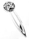 Pentagram Sterling Silver Pentacle Star Circle Bookmark – Silver Insanity