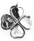 Sterling Silver Four 4 Panel Heart Photo Locket Pendant – Silver Insanity