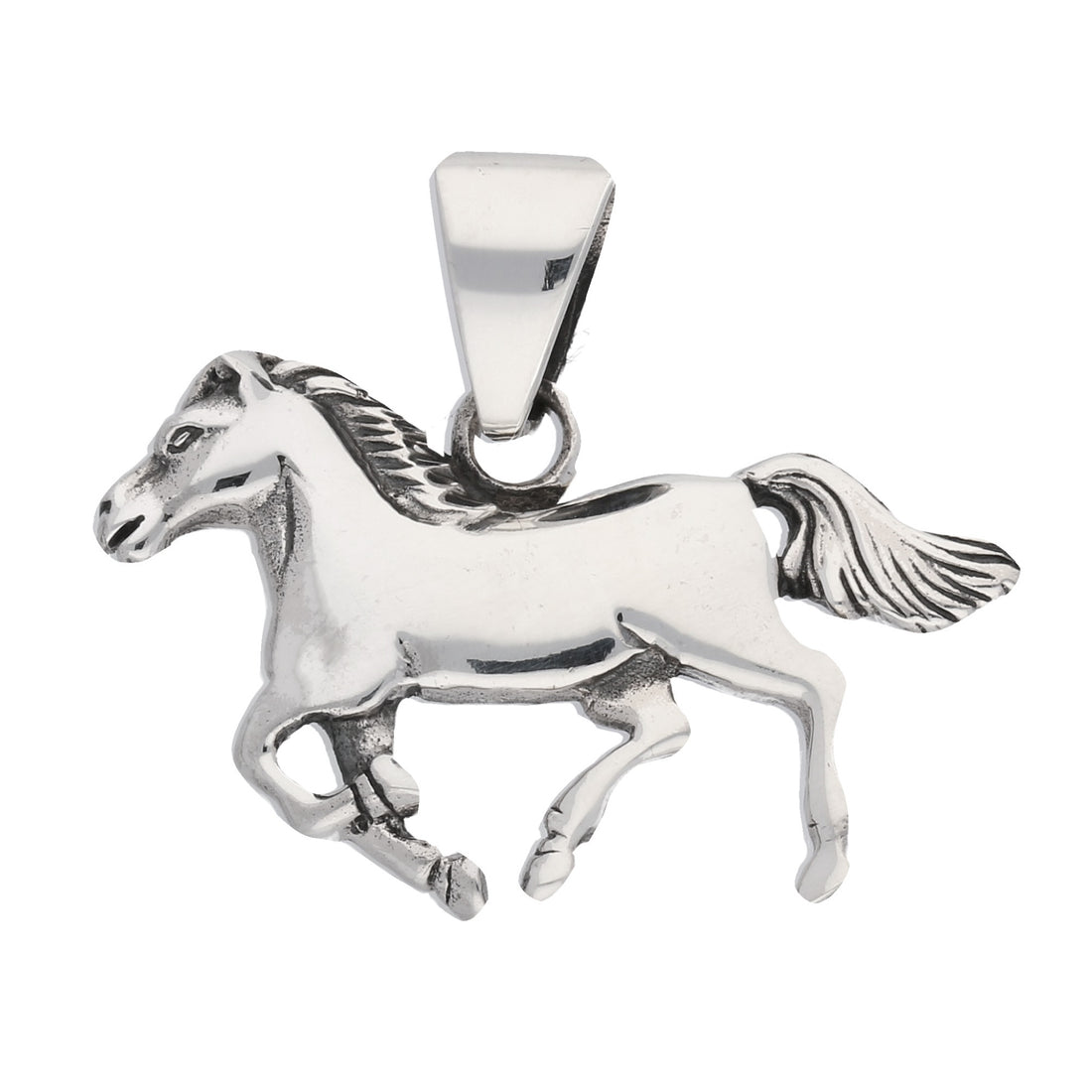 Horses Sterling Silver Running HORSE Pony Pendant – Silver Insanity